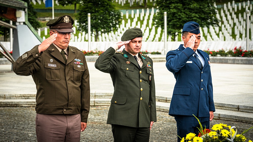 Komandant NATO Štaba Sarajevo, brigadni general Matthew Valas, posjetio ...