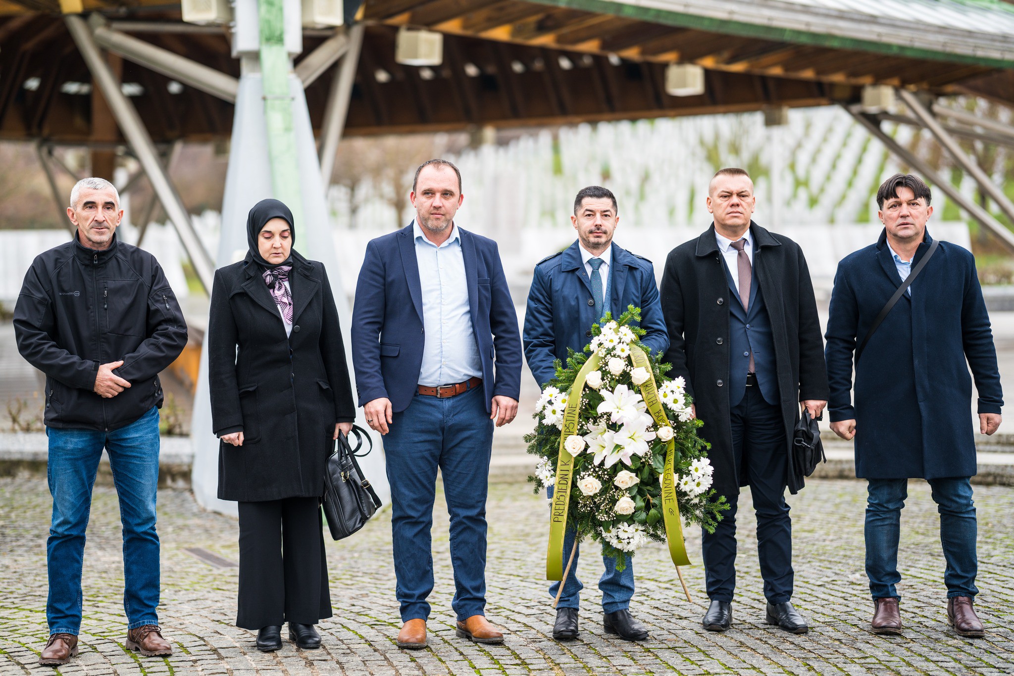 Novoizabrani predsjednik Skupštine Brčko distrikta BiH u Potočarima ...